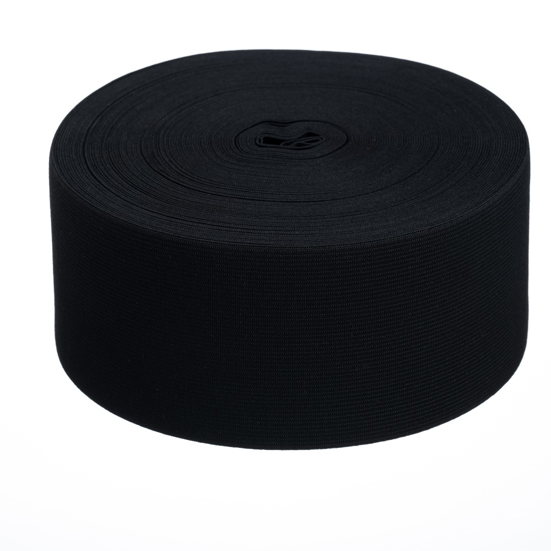 CEDRO REINFORCED INSERT ELASTIC Nº 80 79mm BLACK 25m - FB do Brasil