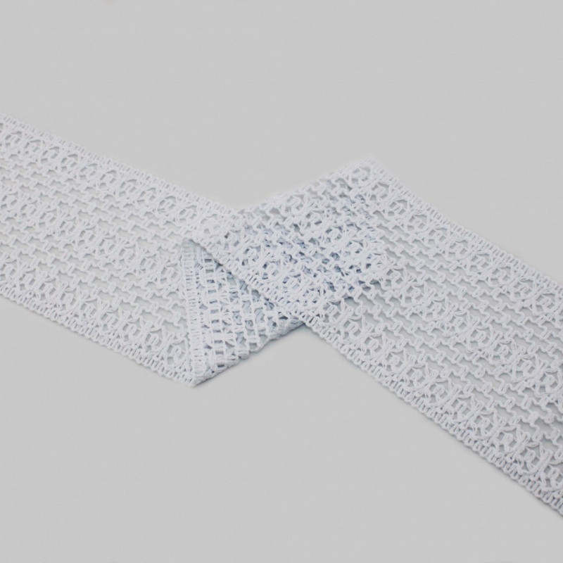 Encaje Bahia 9cm Blanco 30m Fb Do Brasil